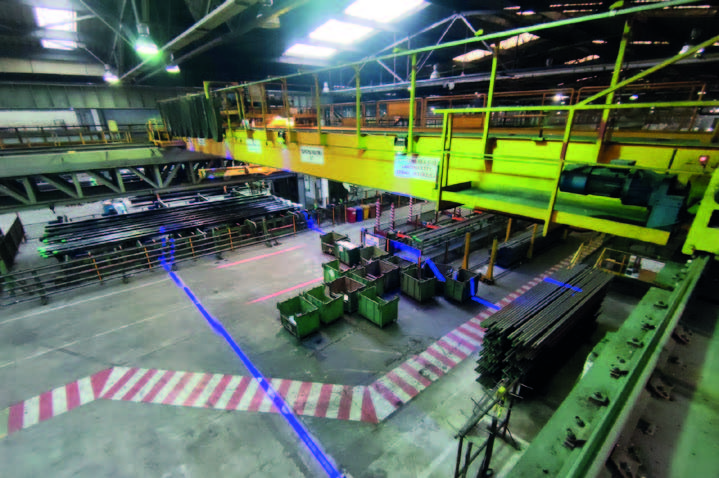 Overhead Crane Safety Warning Lights