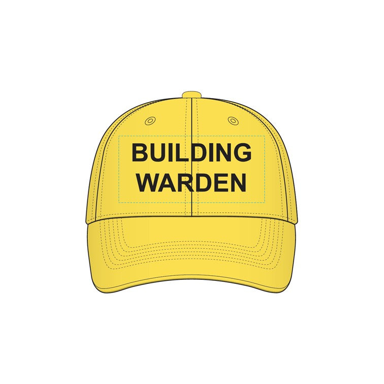 Red Warden Cap | Australian Standards Compliant AS 3745-2010