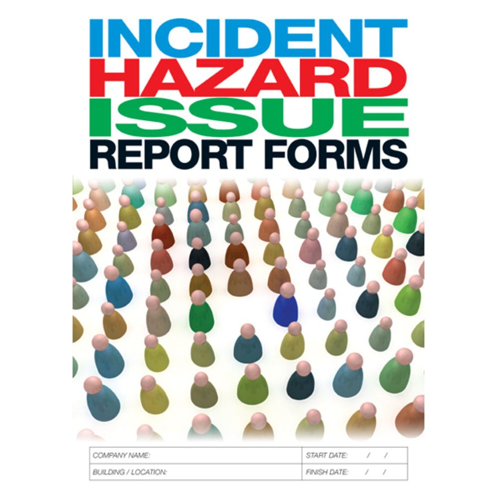 Incident Hazard Issue Report Forms Book