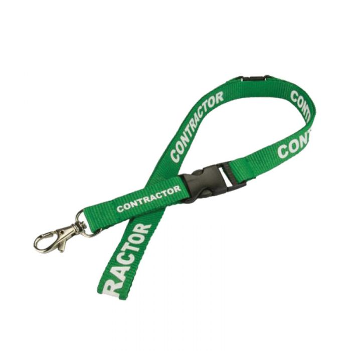 Lanyard, Green, Contractor