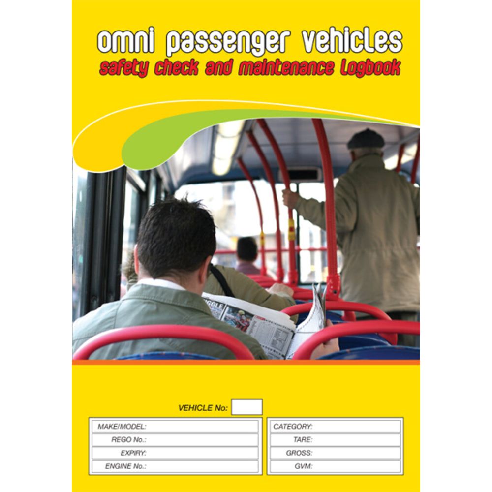 Omni Passenger Vehicles Safety Check & Maintenance Logbook