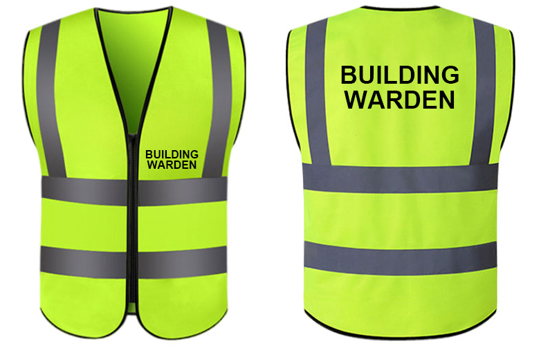Warden Vest | Yellow Building Warden | Proactive Group