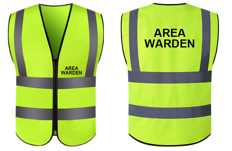 Warden Vest | Yellow Area Warden | Proactive Group