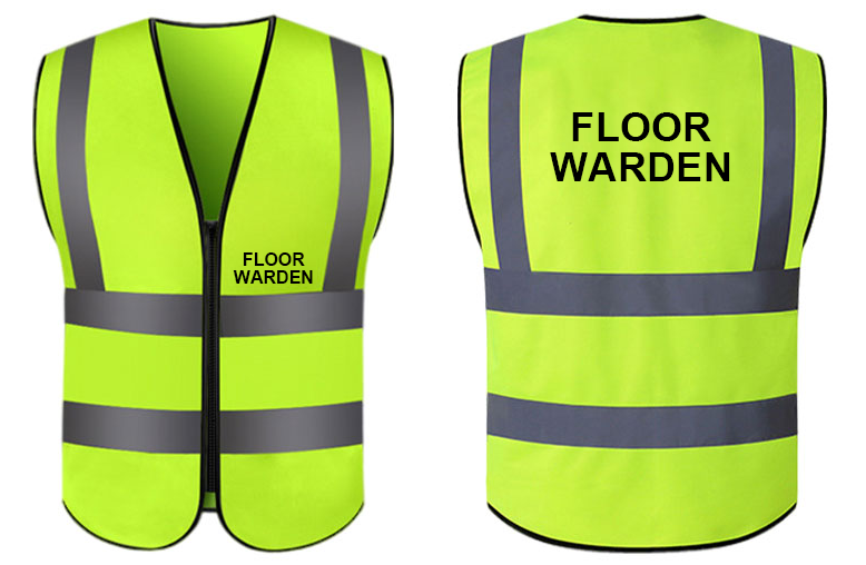 Warden Vest | Yellow Floor Warden | Proactive Group