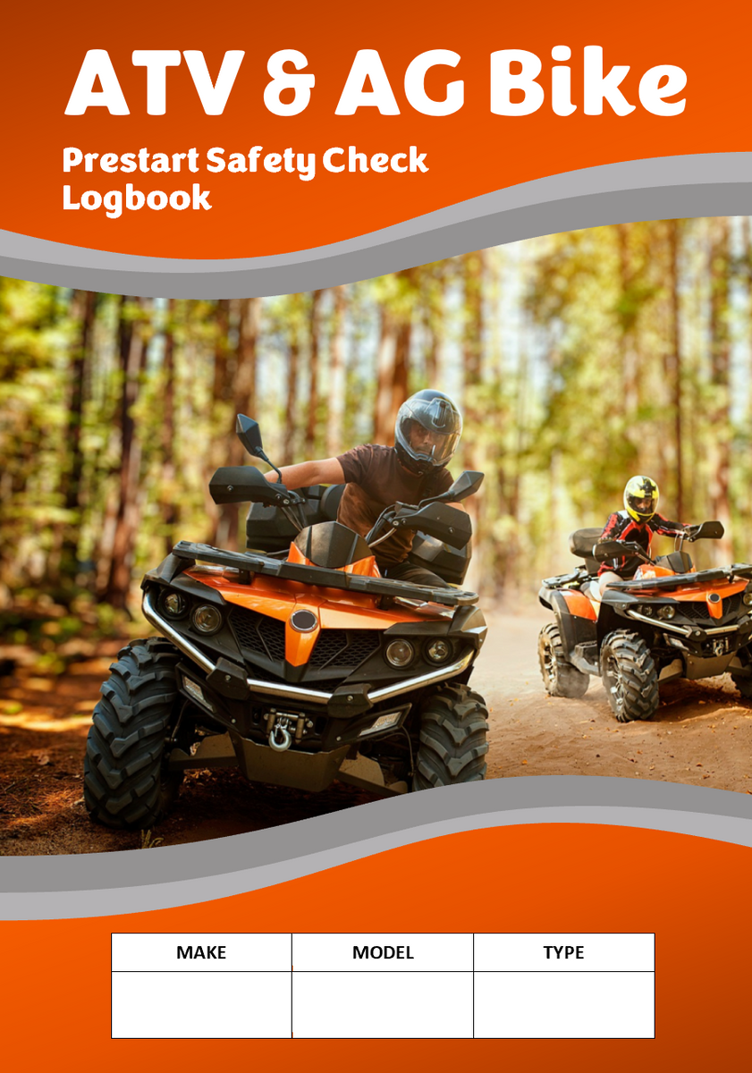 Logbook - ATV & Ag Bike Checklist & Maintenance Log | Proactive Group
