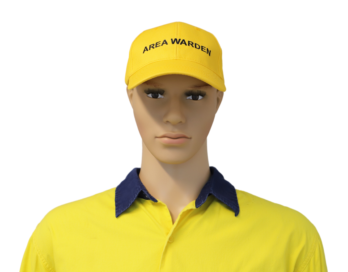 Area Warden Cap Yellow | Proactive Group Australia