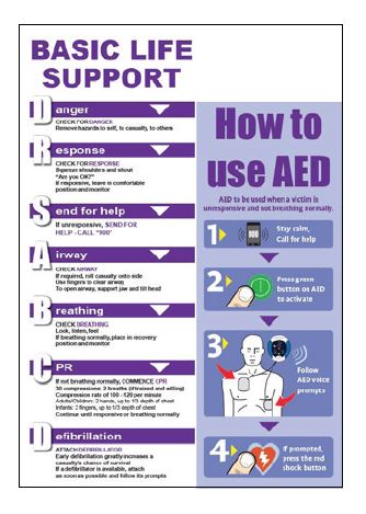 AED CPR Wall Chart | Proactive Group Australia