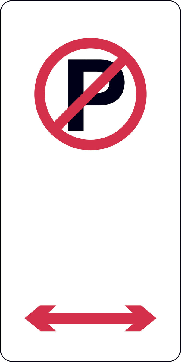 High Quality Traffic Sign 'No Parking (Double Arrow)' | Proactive